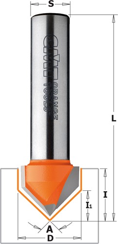 V-groef frees 90°, HWM - Uniconstruct